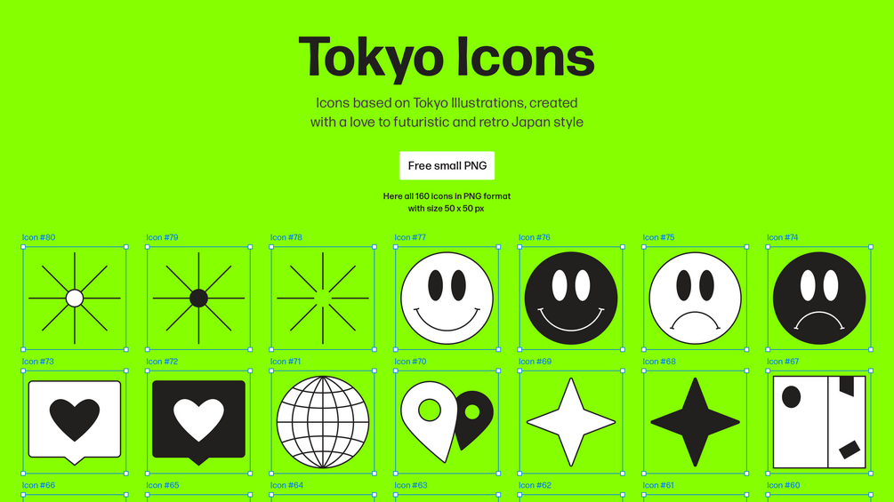 FREE PNG Tokyo Icons