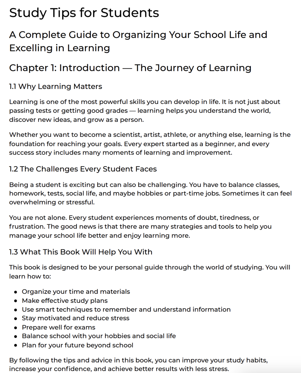 Study Tips for Students