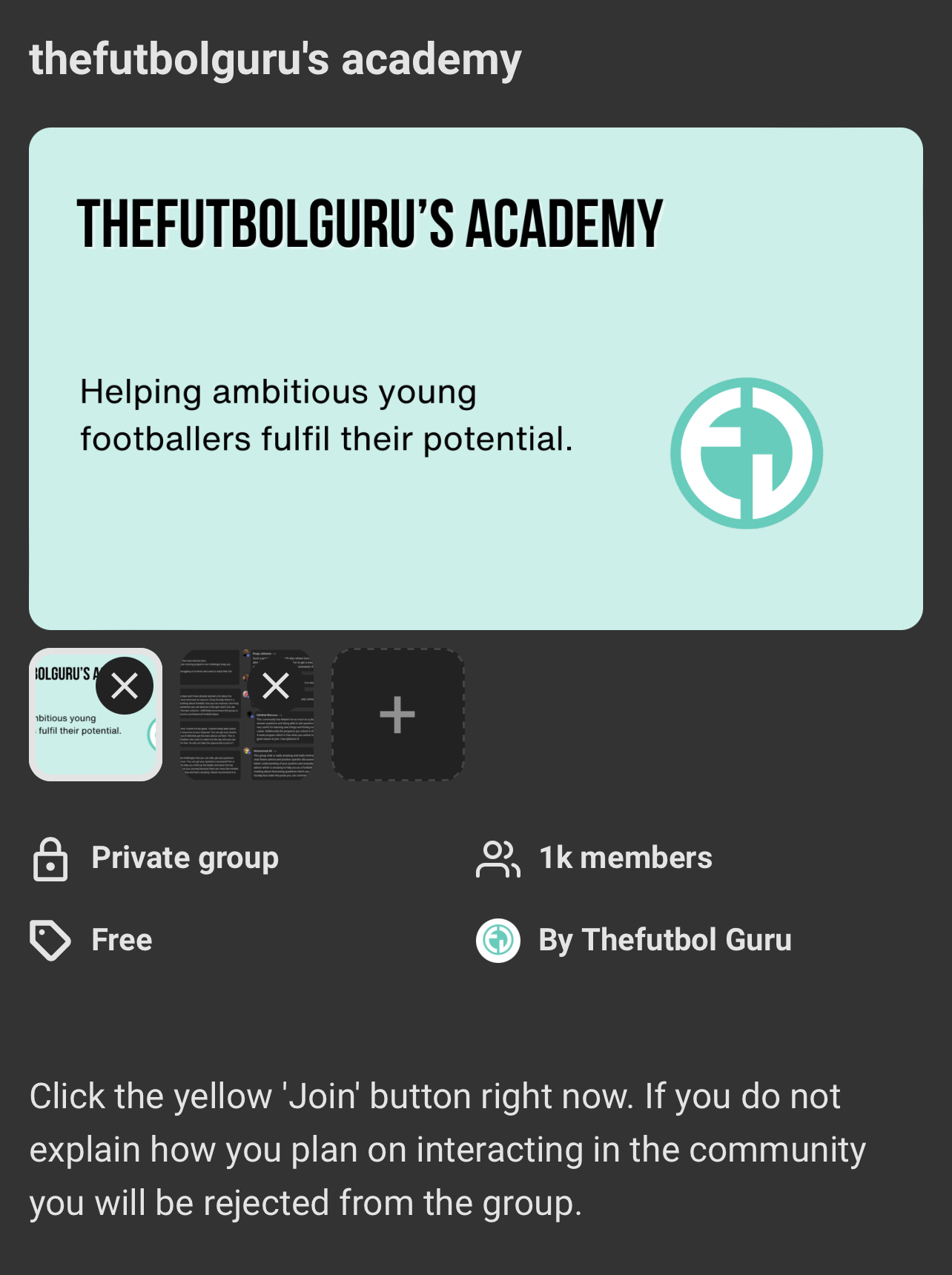 We finally hit 1K members - thefutbolguru