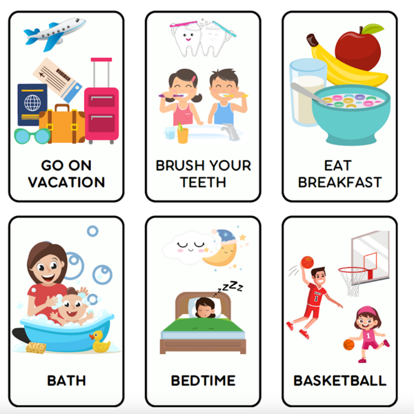 BUNDLE of flashcards, worksheets, math puzzles, patterning, routine ...