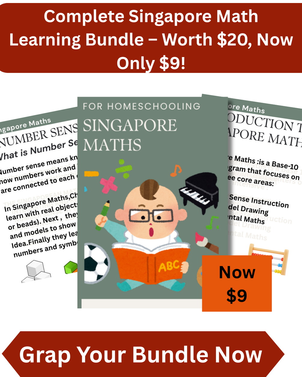 Free Sample: Singapore Math Homeschool eBook (Elementary Level)
