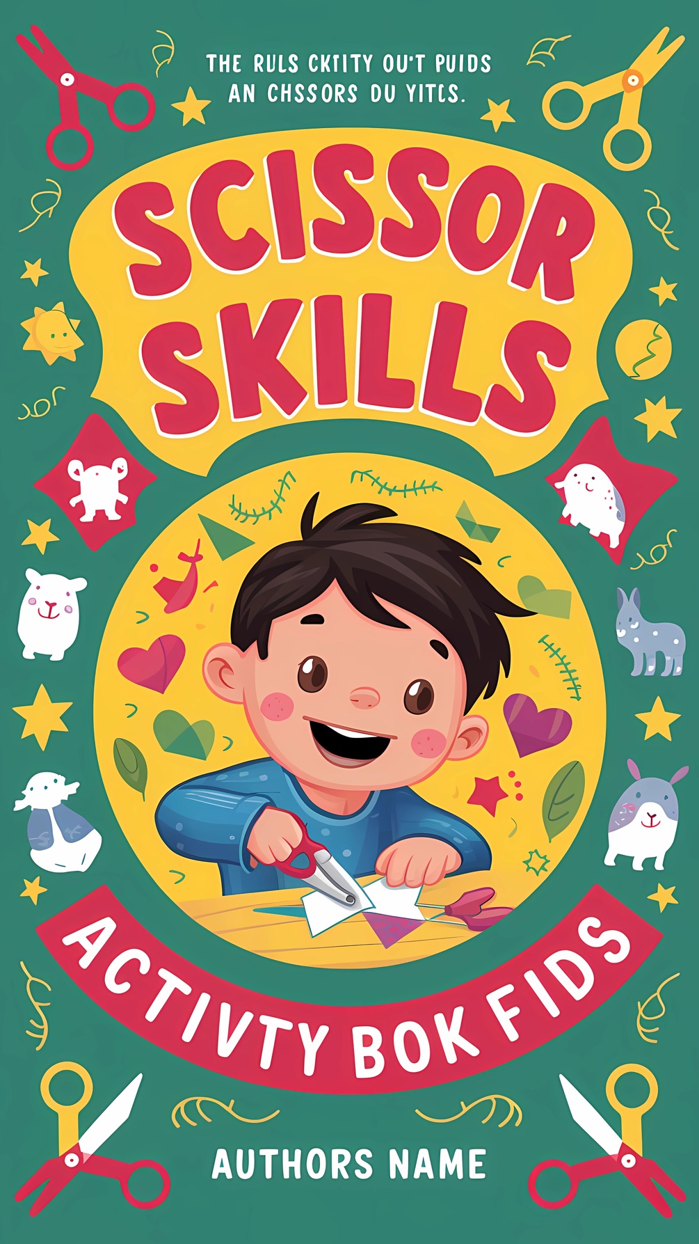 Scissor Skills Activity Book for Kids"