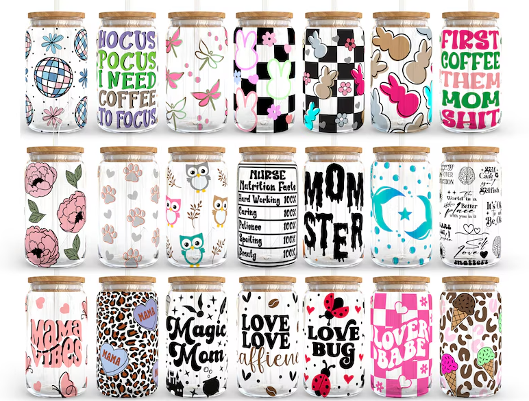 2000+ SVG Designs | 250+ Designs Glass CAN Wraps | 5000+ Vector ...