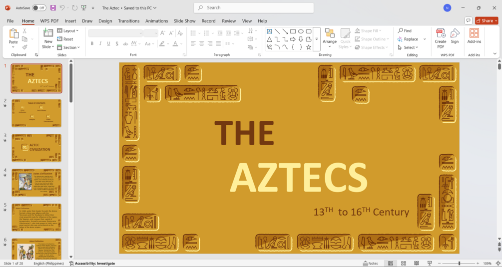 The Aztec Powerpoint Presentation