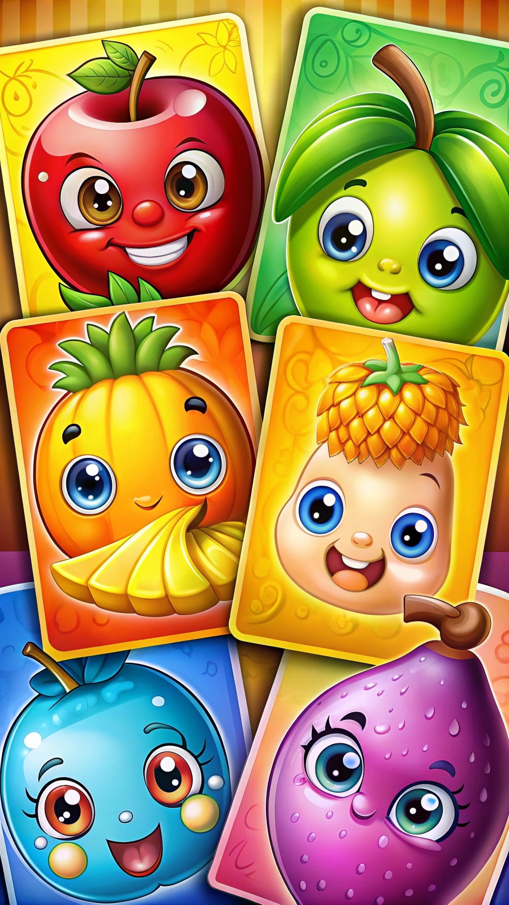 Fun Fruits: Kids Coloring & Learning Book