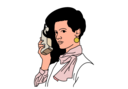 Female illustrations for UI