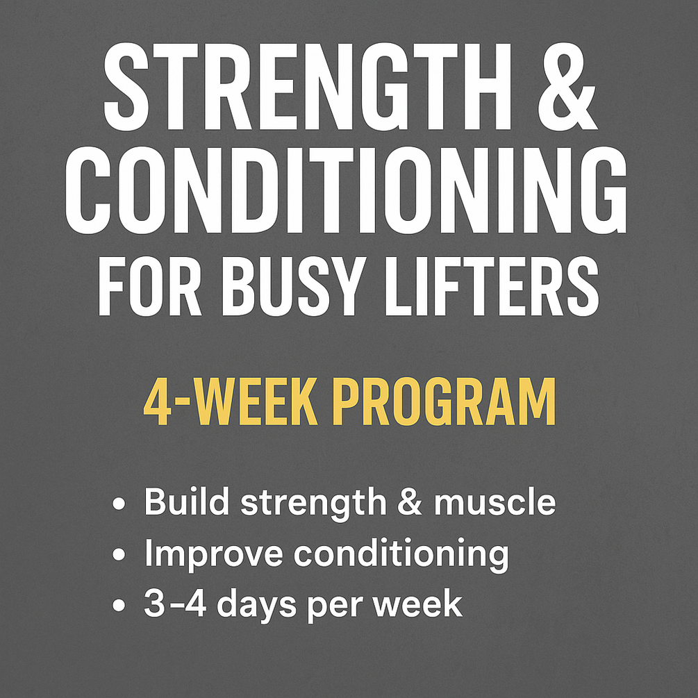 30‑Day Strength, Hypertrophy & Conditioning Accelerator Program