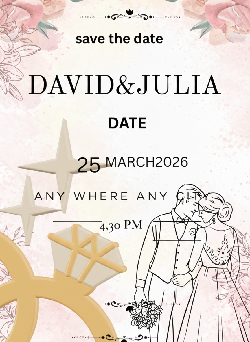 Wedding invitation