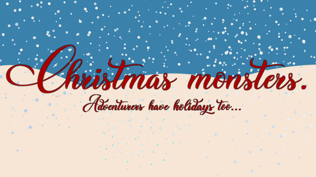 Christmas monsters token bundle.