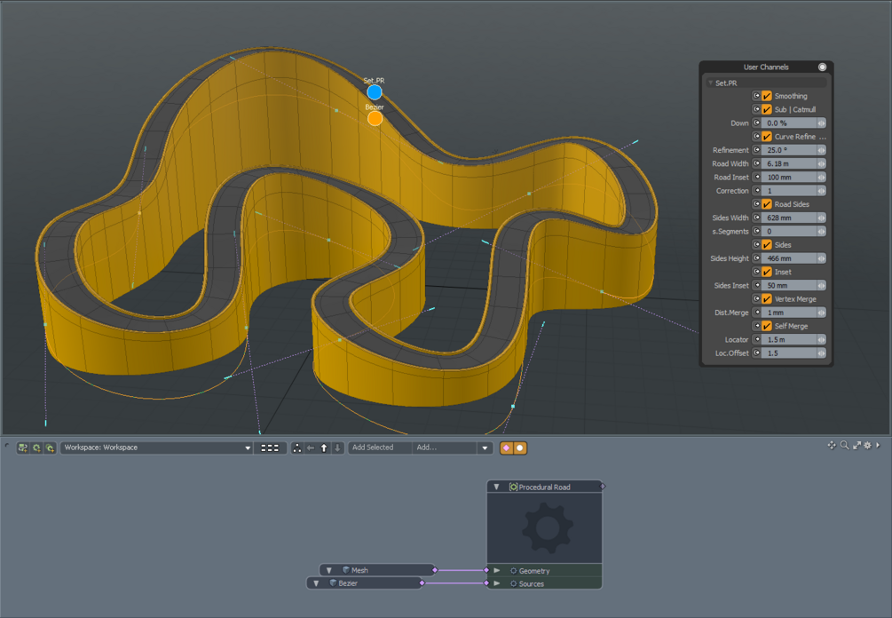 Procedural Road (Assembly | Alias) | MODO 12.0