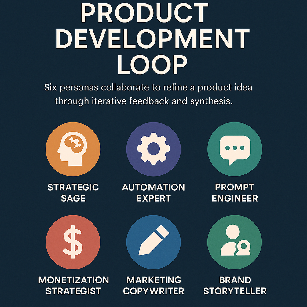 Self-Optimizing Six-Persona Product Development Loop
