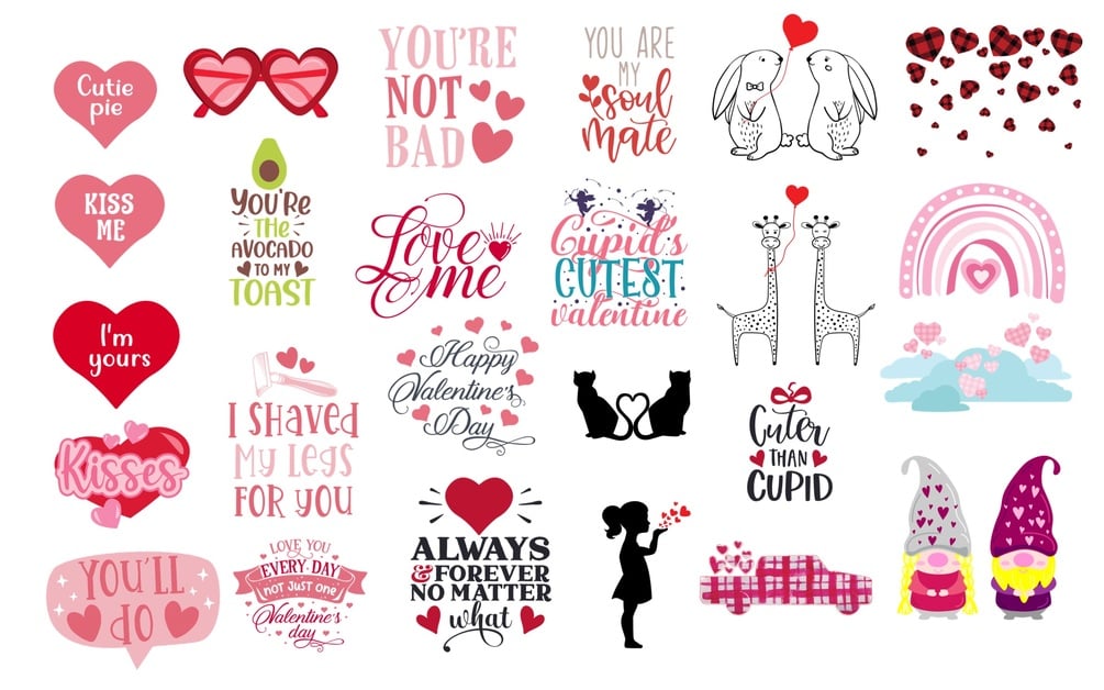 Valentine’s Day GoodNotes Stickers