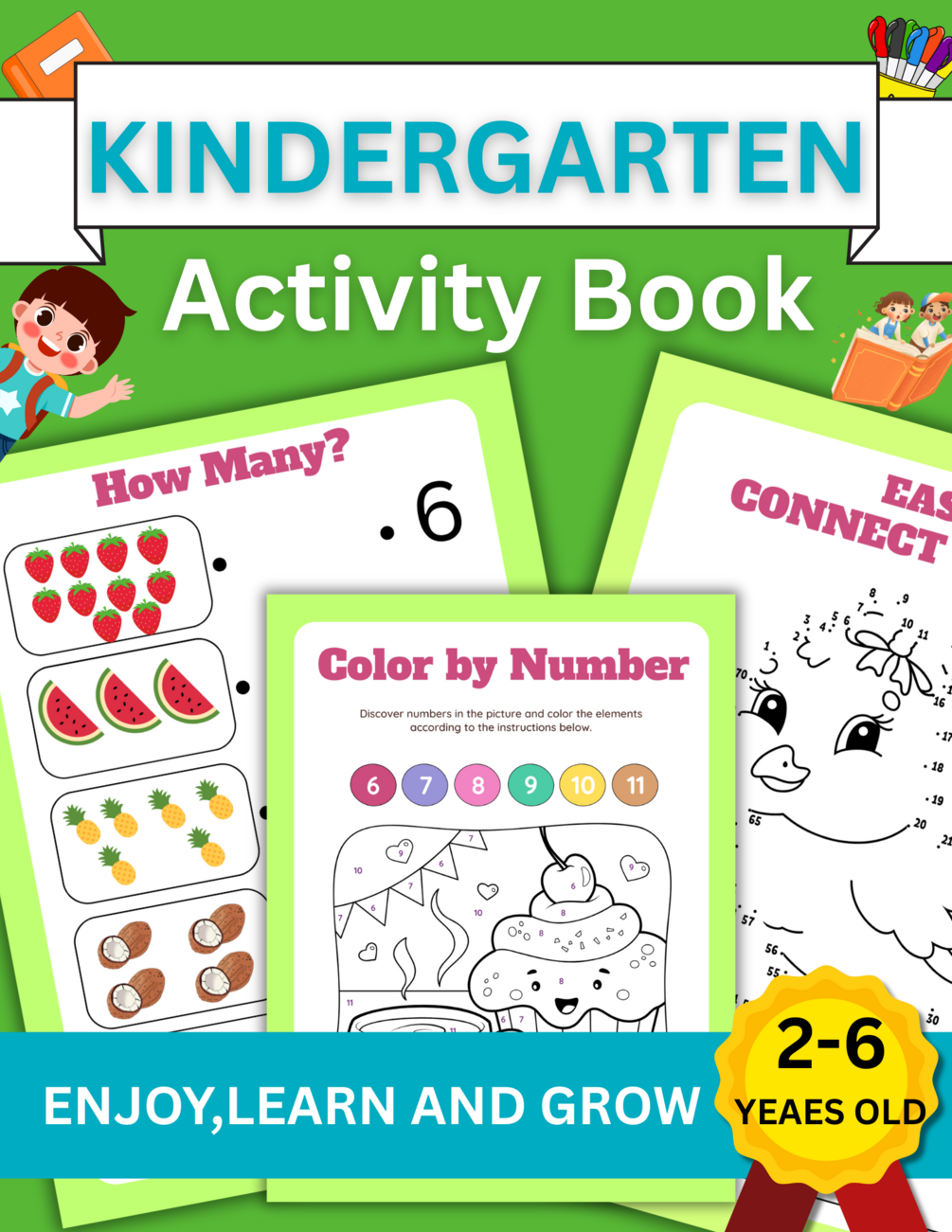 ACTIVITIES BOOk FOR KINDERGARTEN