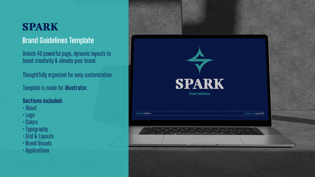 SPARK - Brand Guidelines Template (illustrator)