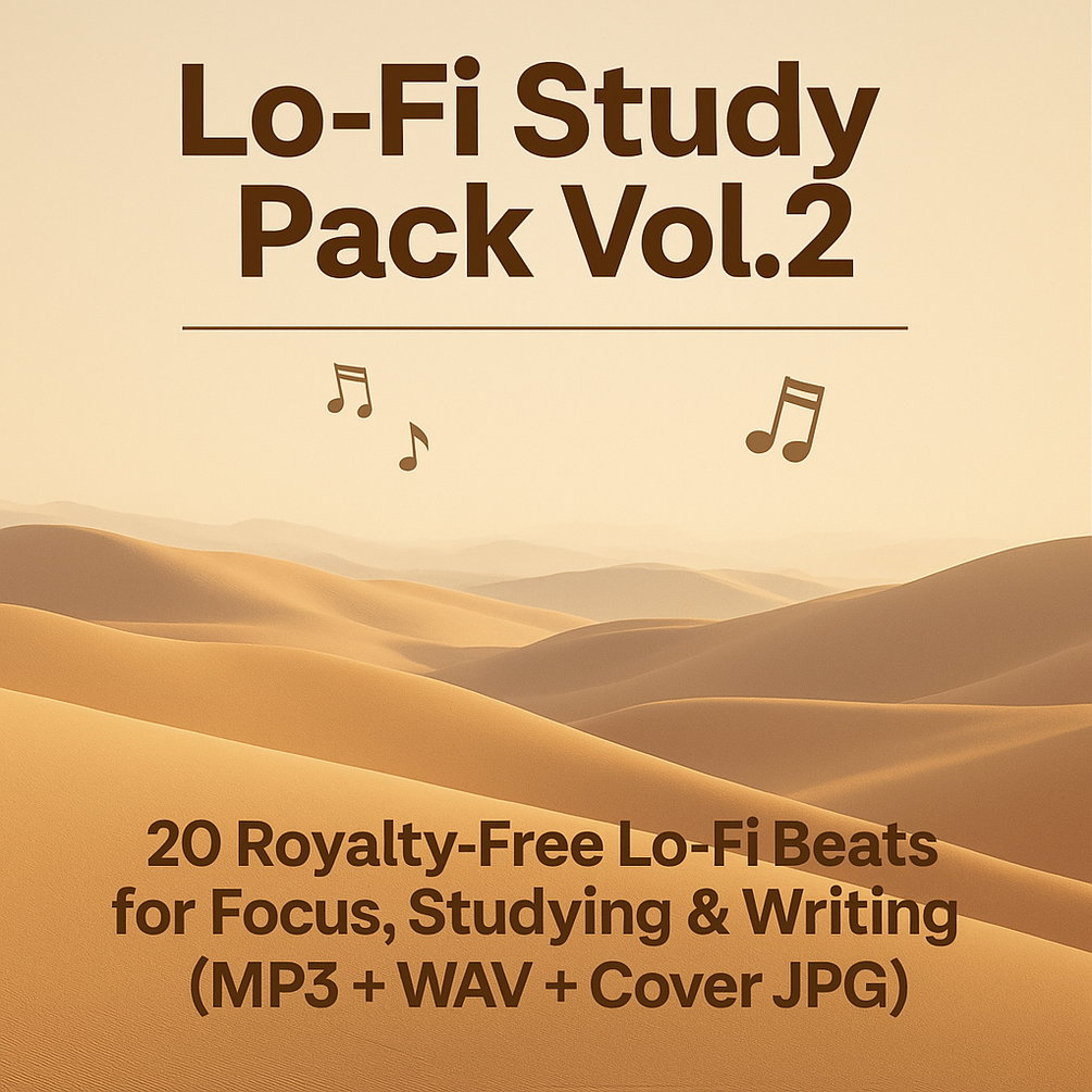 🎧 Lo-Fi Study / Focus Pack Vol.2 – 20 Royalty-Free Lo-Fi Tracks for ...