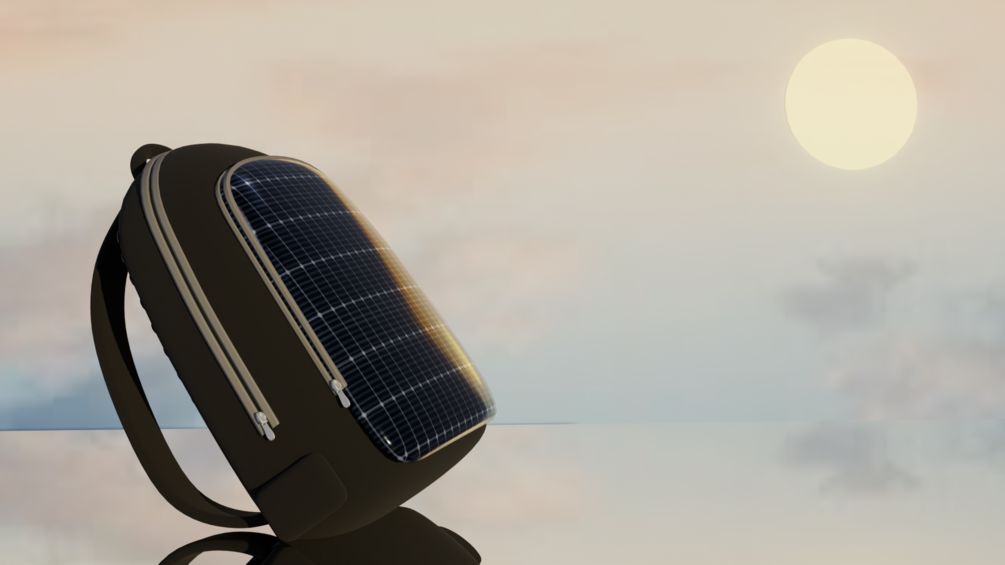 Solar Smart Bag pack 3D model| Blender 3D Assets | High-Quality 3D Models