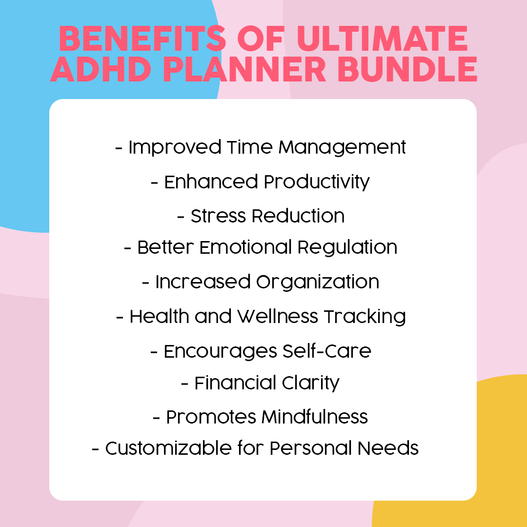 Ultimate ADHD Planner Bundle