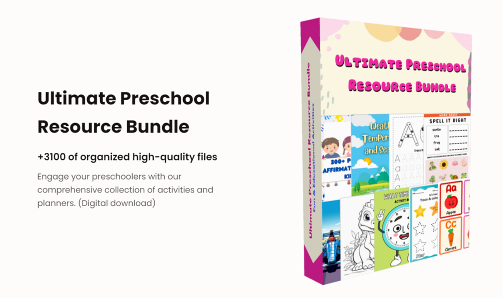 Ultimate Preschool Resource Bundle