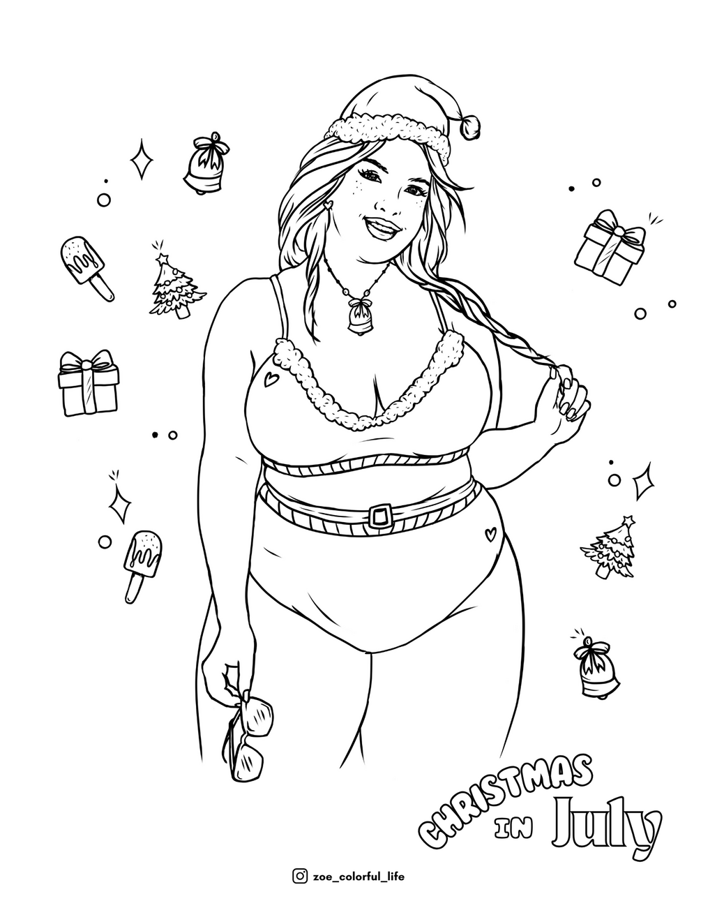 Coloring Pg ♥️ Christmas in July