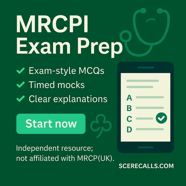 MRCPI General Medicine Part I Recalls Bundle (January – August 2025)