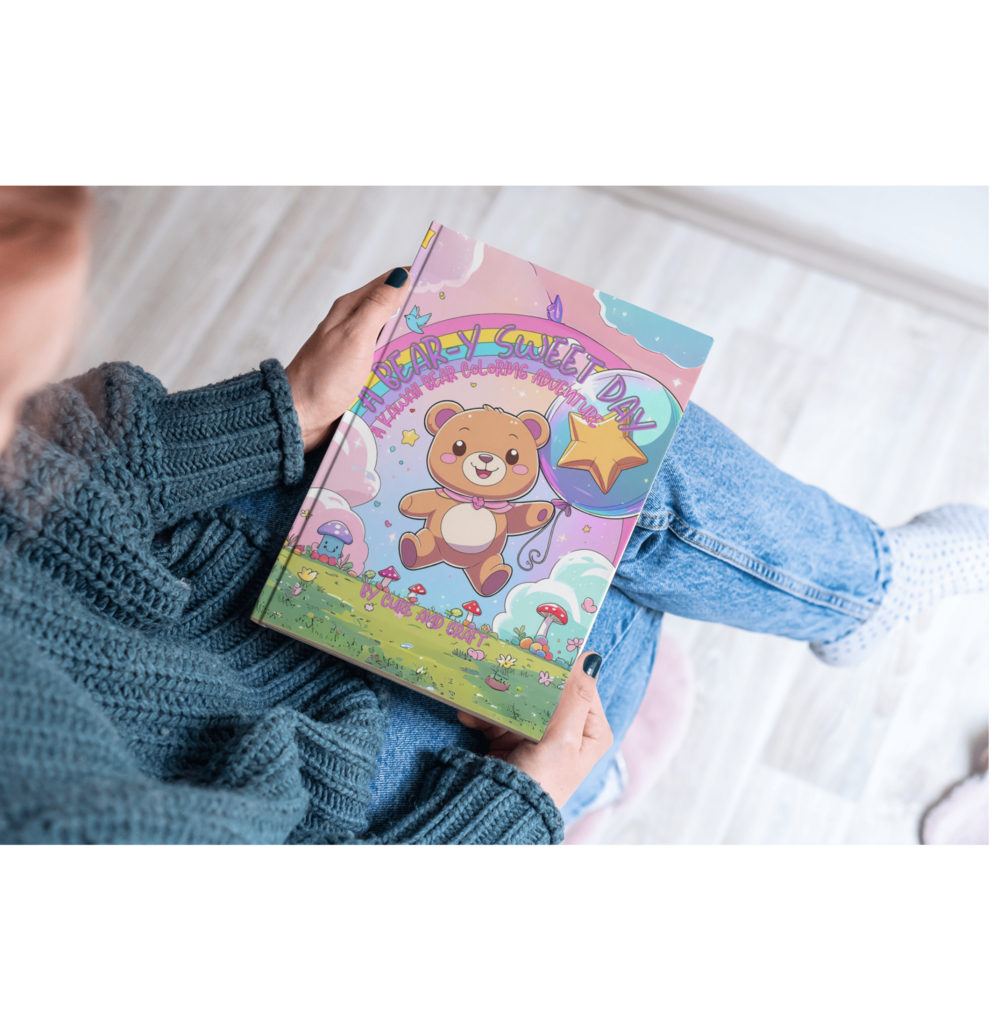 Kids Coloring Book - A Bear-y Sweet Day! | Kawaii Bear Activity for ...