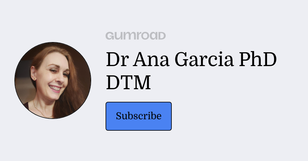 Dr Ana Garcia PhD DTM