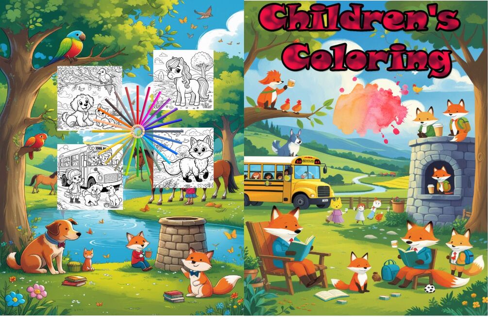 Happy Colors: A Wonderful Kids’ Coloring Book