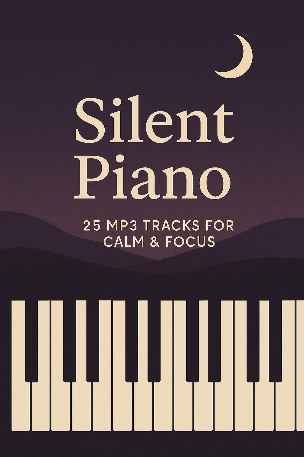 Silent Piano: 25 MP3 Tracks for Calm