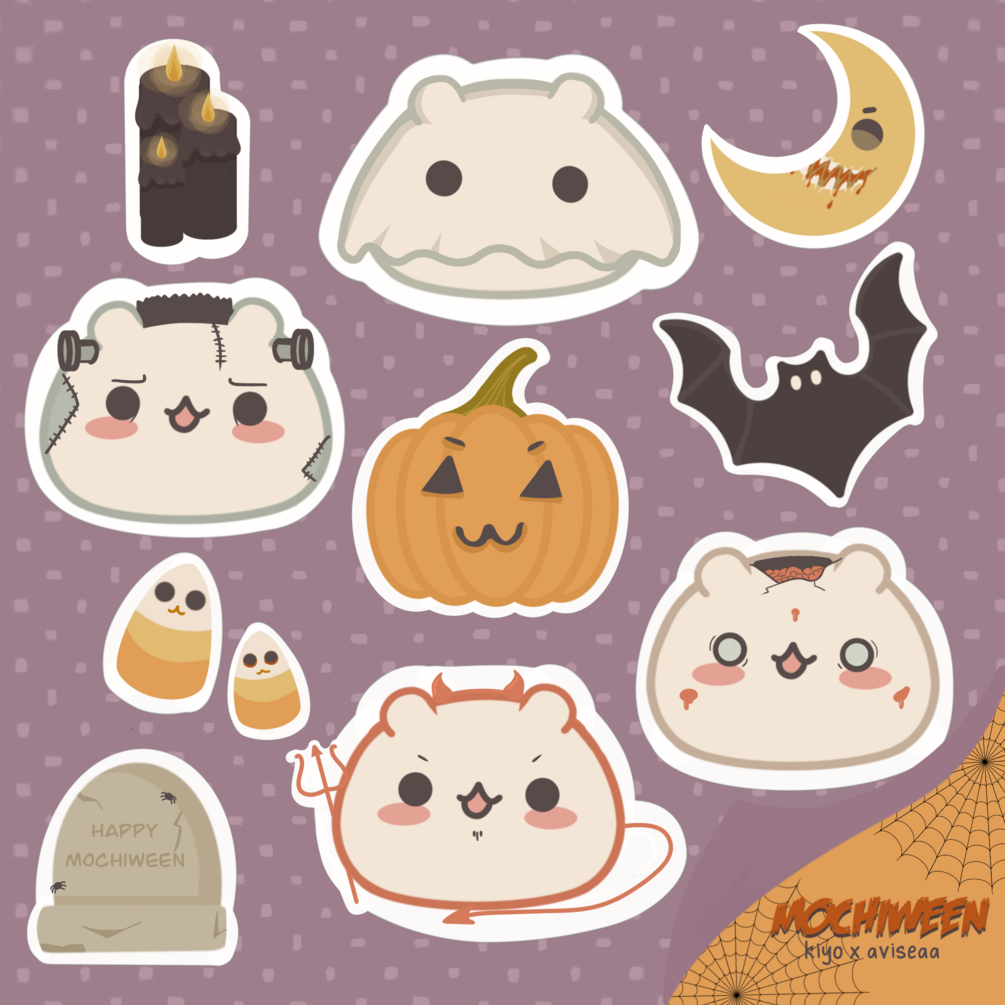 Mochiween Sticker Set (Limited Edition)