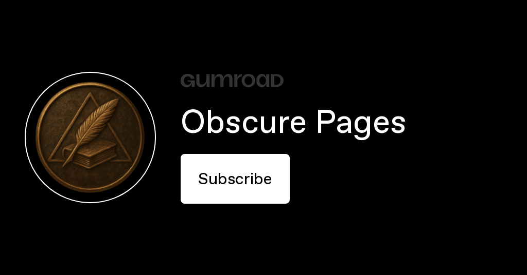 Obscure Pages