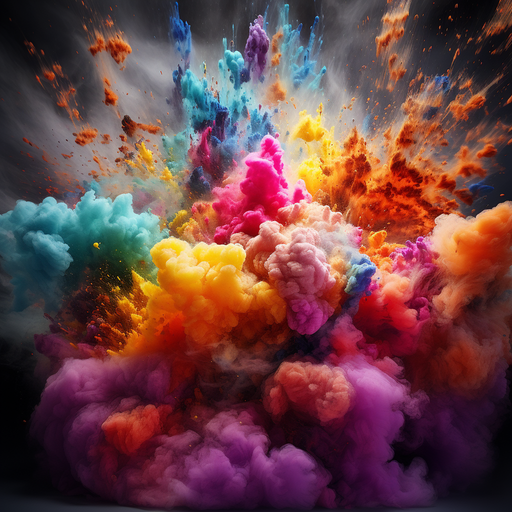100 images of Color Explosion Background overlay Backdrop for Fashion ...