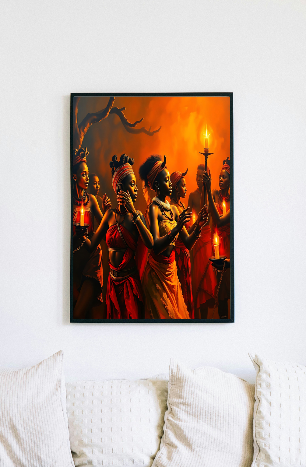 The Firelight Ritual – A Dance of Ancestral Spirits