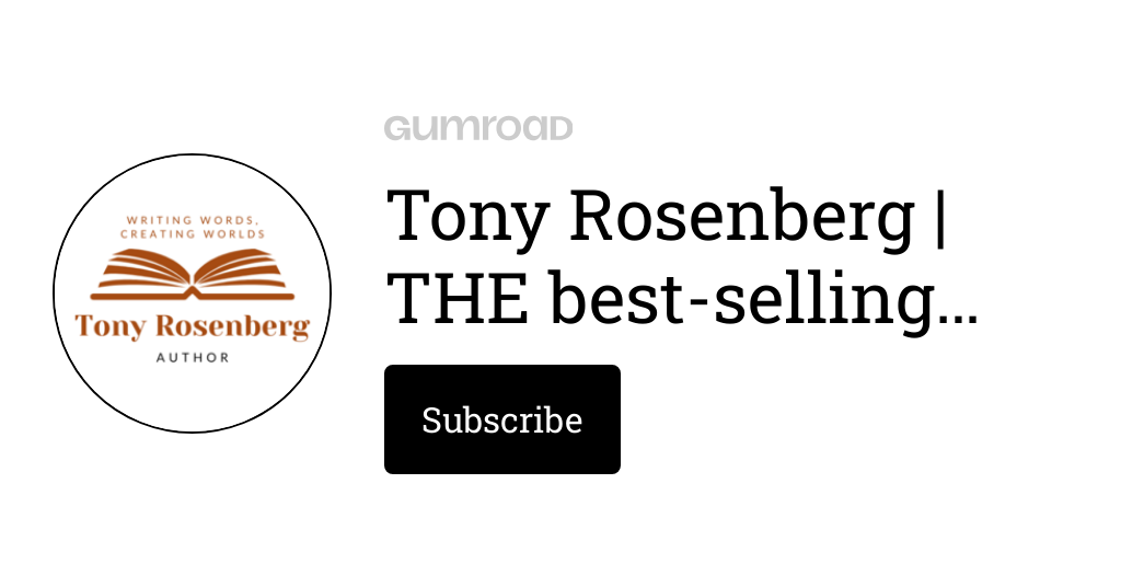 Tony Rosenberg | THE best-selling author in my family.