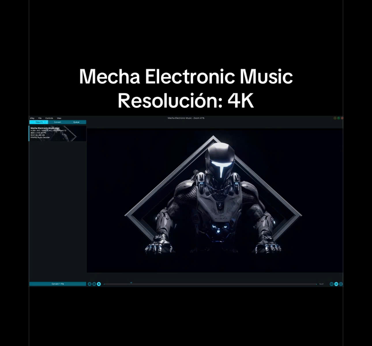 Mecha Electronic Music 4K