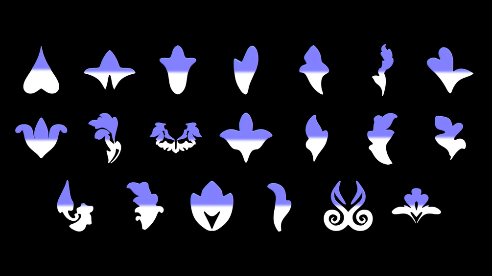 100 Ornaments Normal Maps and Alpha Vol 1