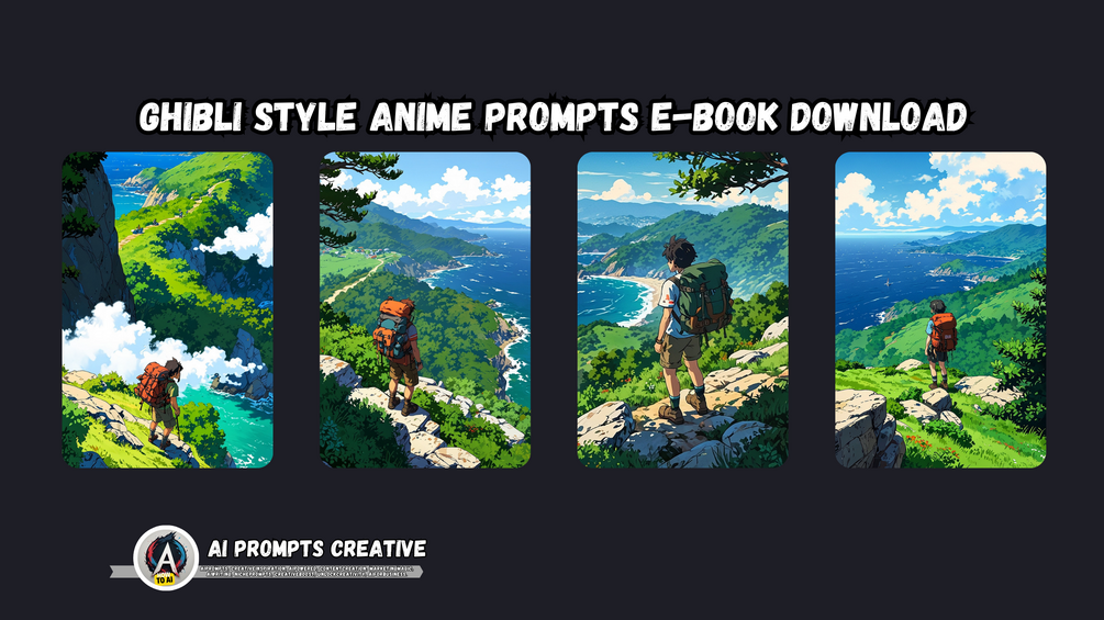 ghibli style anime Prompts E-Book Download Free