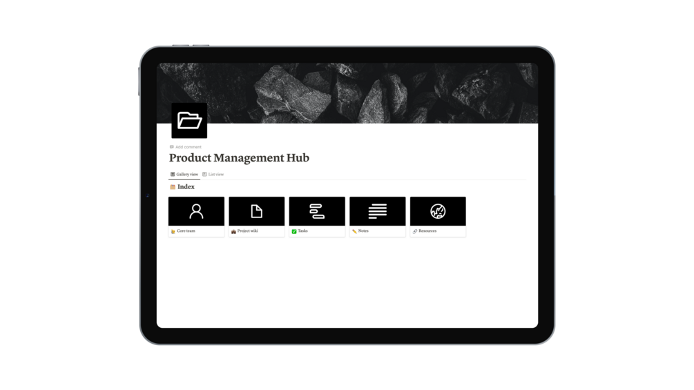 Product Management Hub