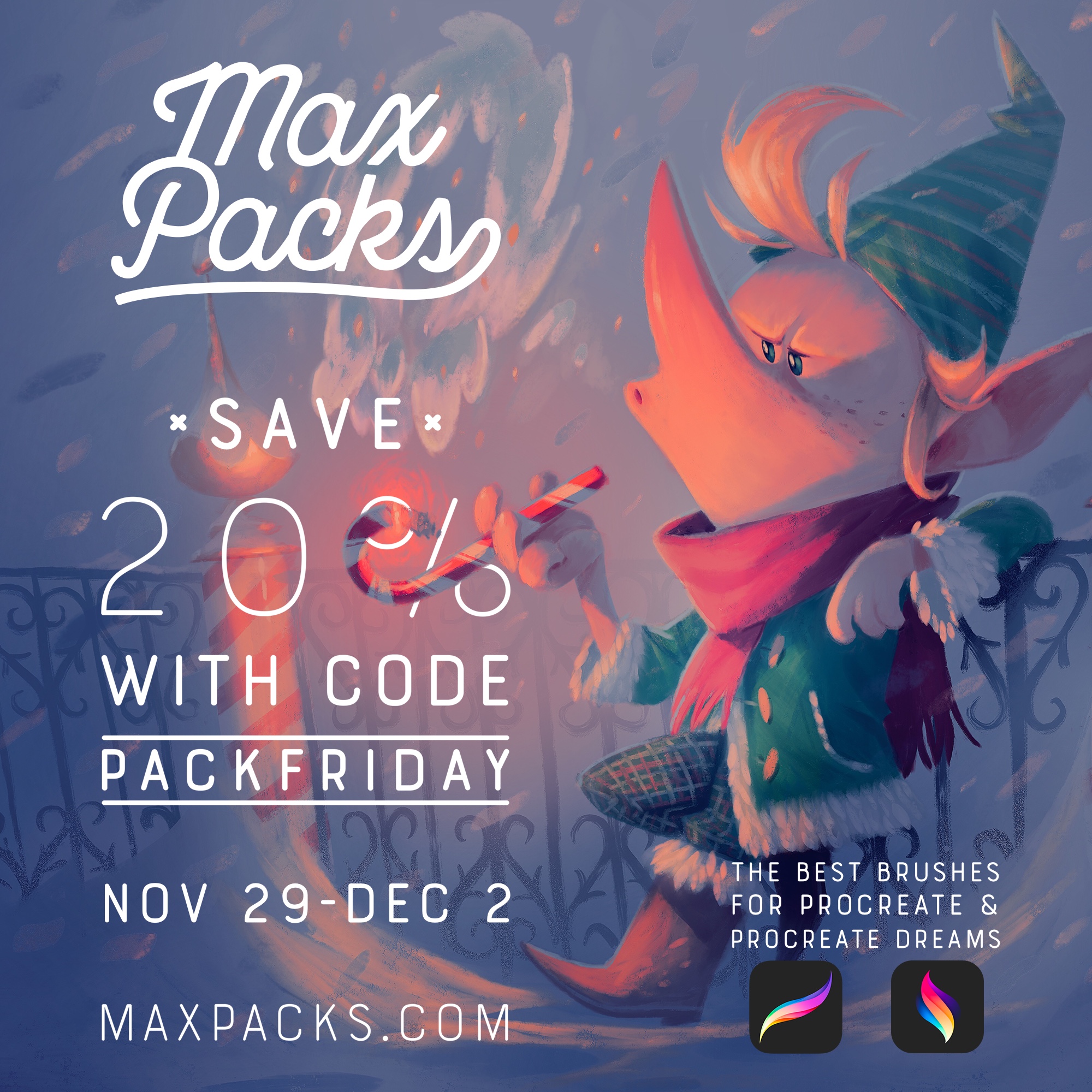 MaxPacks Black Friday sale! - MaxPacks - Brushes for Procreate