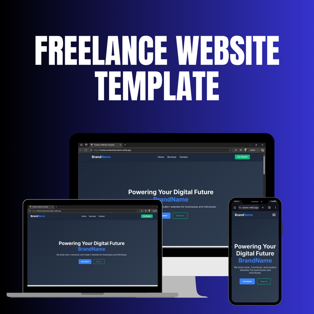 Freelance Website Template