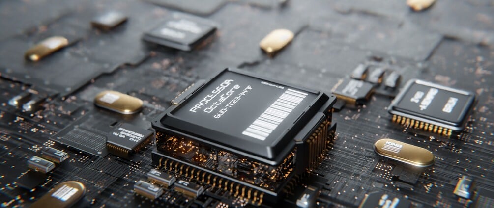 Computer processer 3D model