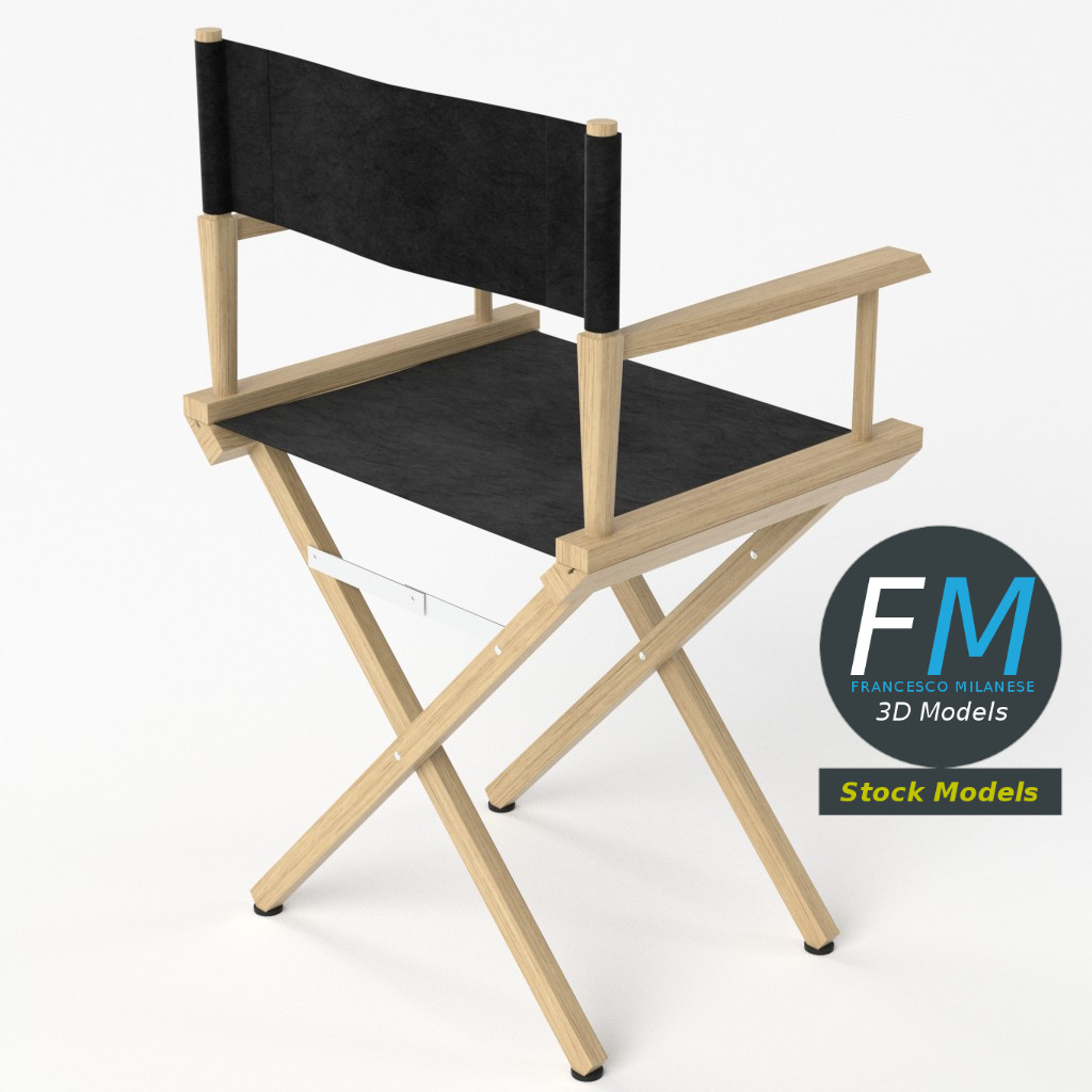 3D MODEL - Director chair
