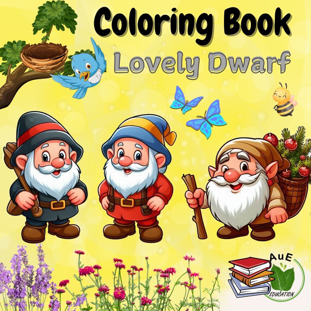 Coloring Book: Lovely Dwarf
