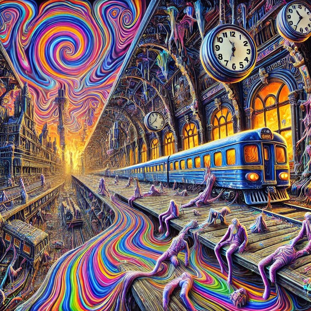 Lost in the chaos of a warped reality…