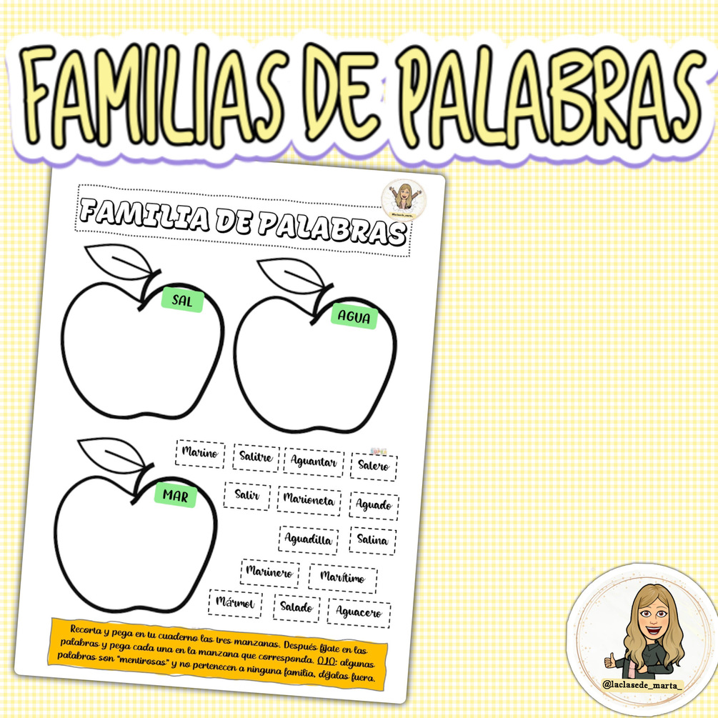 FAMILIAS DE PALABRAS, PREFIJOS Y SUFIJOS
