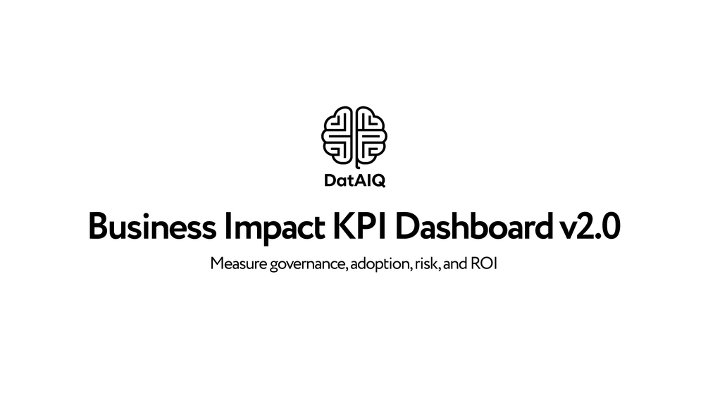 DatAIQ – Business Impact KPI Dashboard v2.0