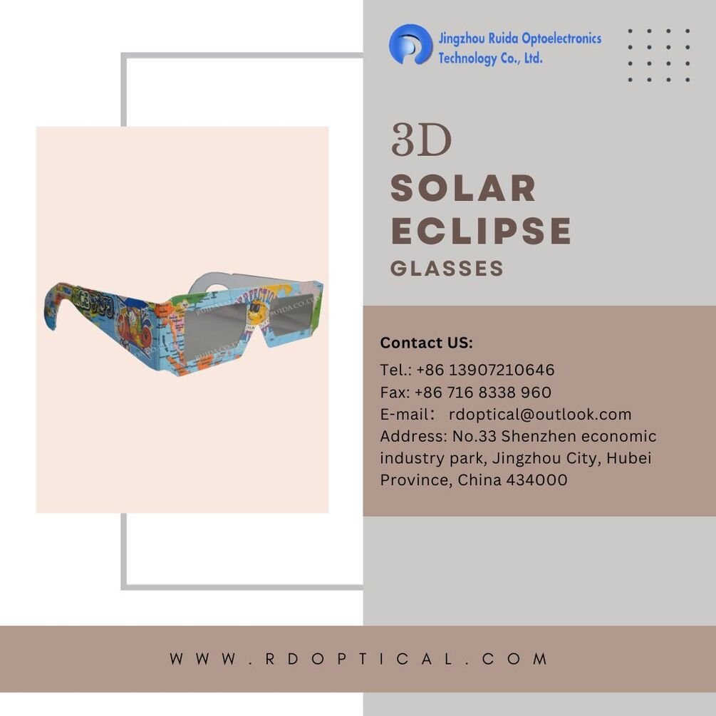 Experience the celestial wonder with 3D Solar Eclipse Glasses