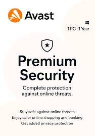 Avast antivirus Premium 1 year