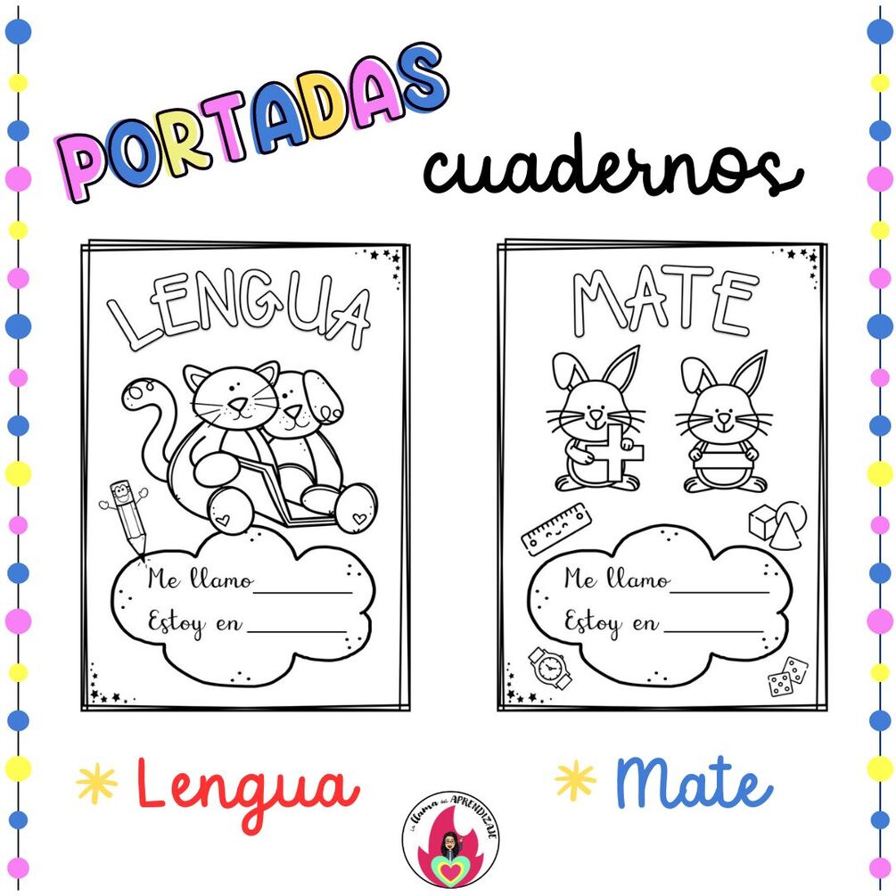 📝 PORTADAS CUADERNOS📝