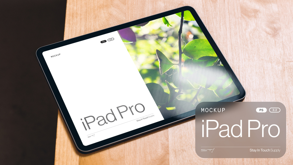 iPad Pro / PSD Mockup 3