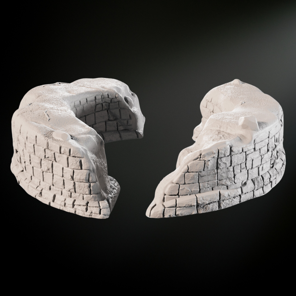 Ring Ruins STL File – Fantasy Terrain for Wargaming, Dioramas, DnD, RPG ...